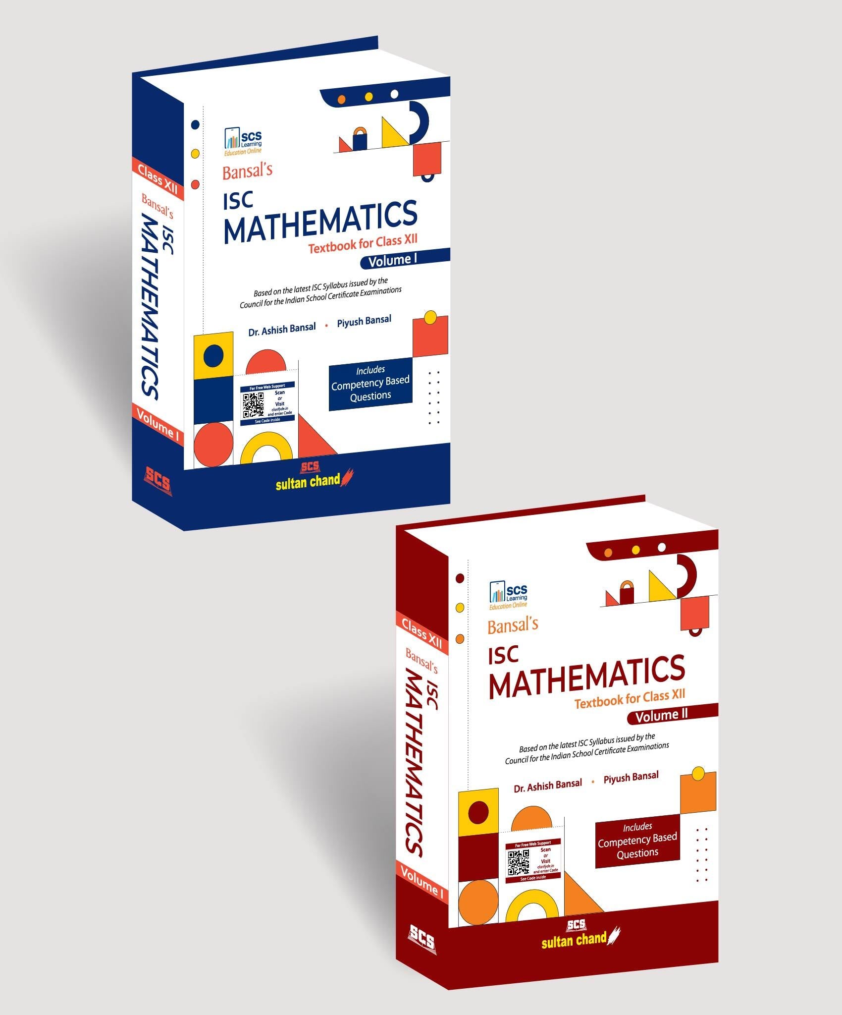 Bansal's Mathematics: Textbook for ISC Class 12 [Vol. I & II] (2025 Ed – Sultan Chand & Sons (P) Ltd