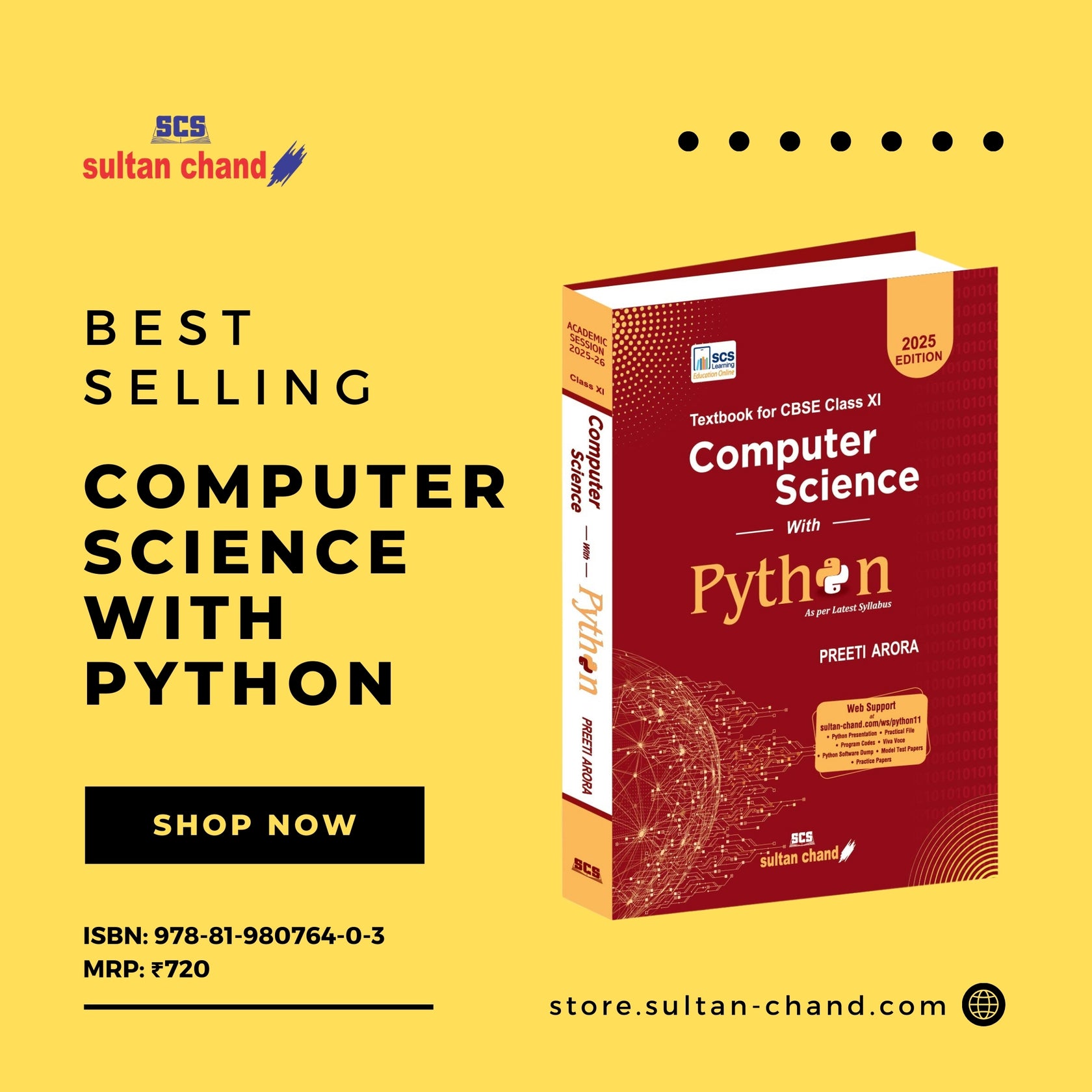 Computer Science with Python: Textbook for CBSE Class XI (2025-26 Sess – Sultan Chand & Sons (P) Ltd